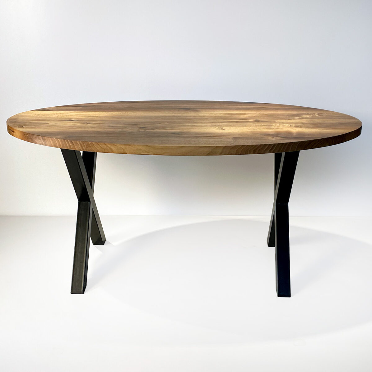 Walnut Dining Table Ellipse 160x90/h74 cm - Coyaconeya